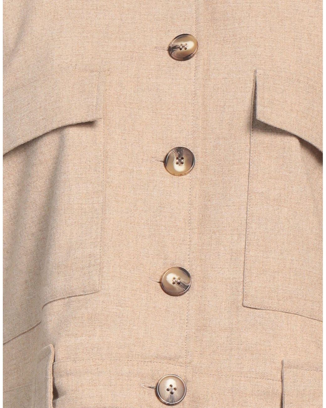 Julia June Jacket in Natural | Lyst