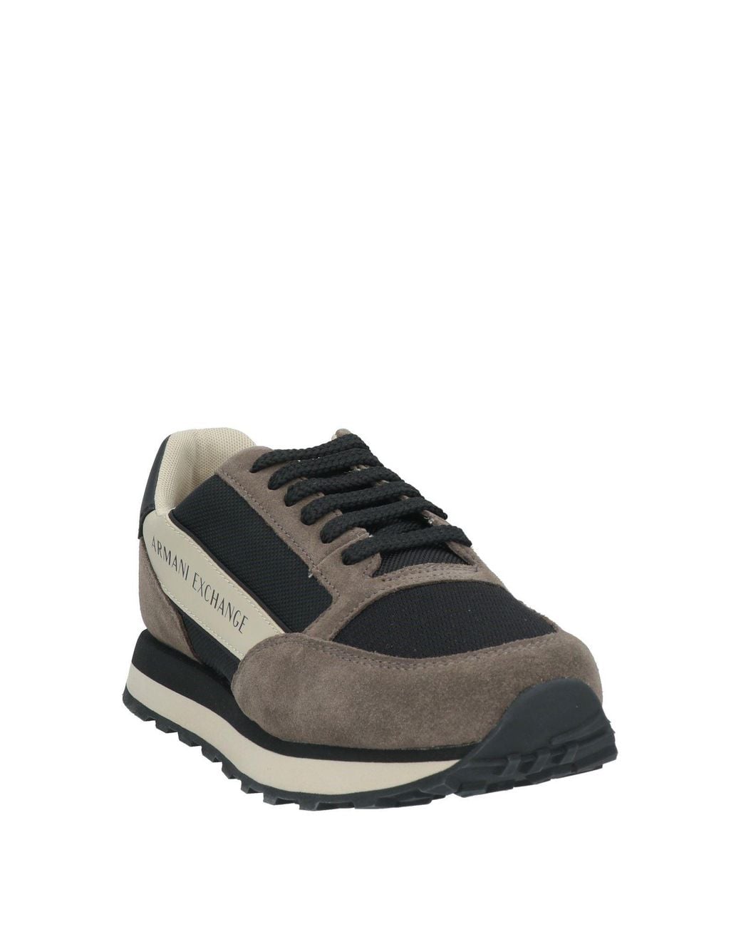 ARMANI EXCHANGE Lead Sneakers Leather, Textile Fibers for Men | Lyst