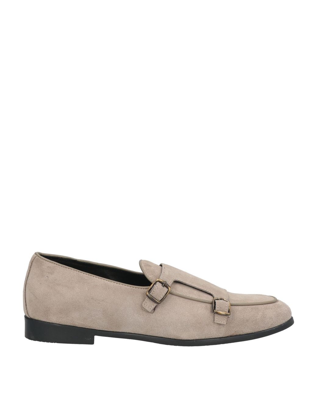 LUCA CARACCIOLO Light Loafers Leather in Gray for Men | Lyst
