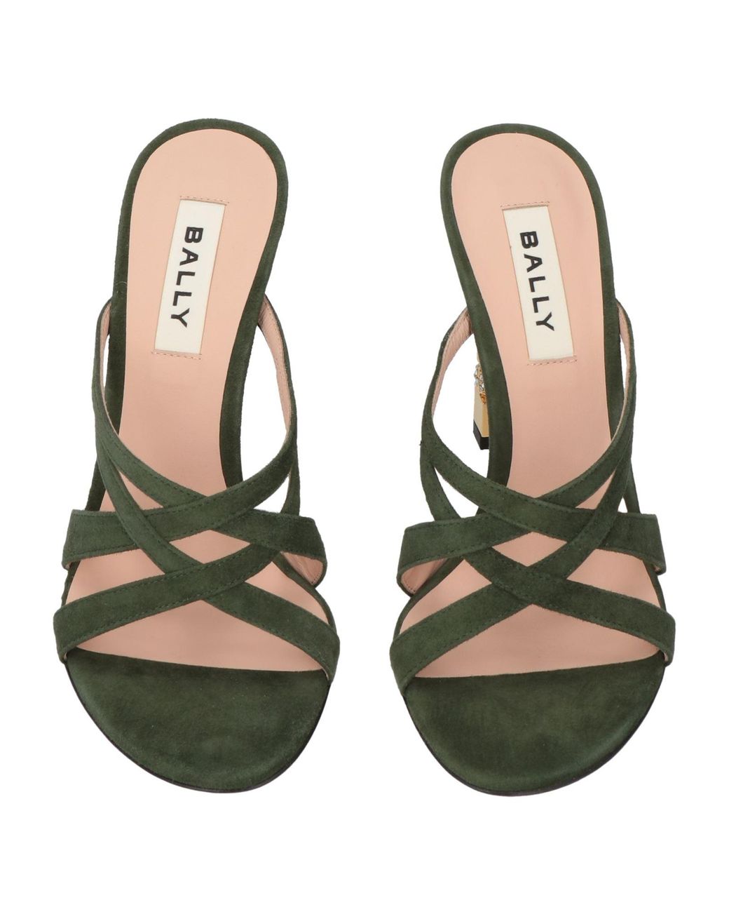 Bally Carolyn Leather Mules in Metallic | Lyst