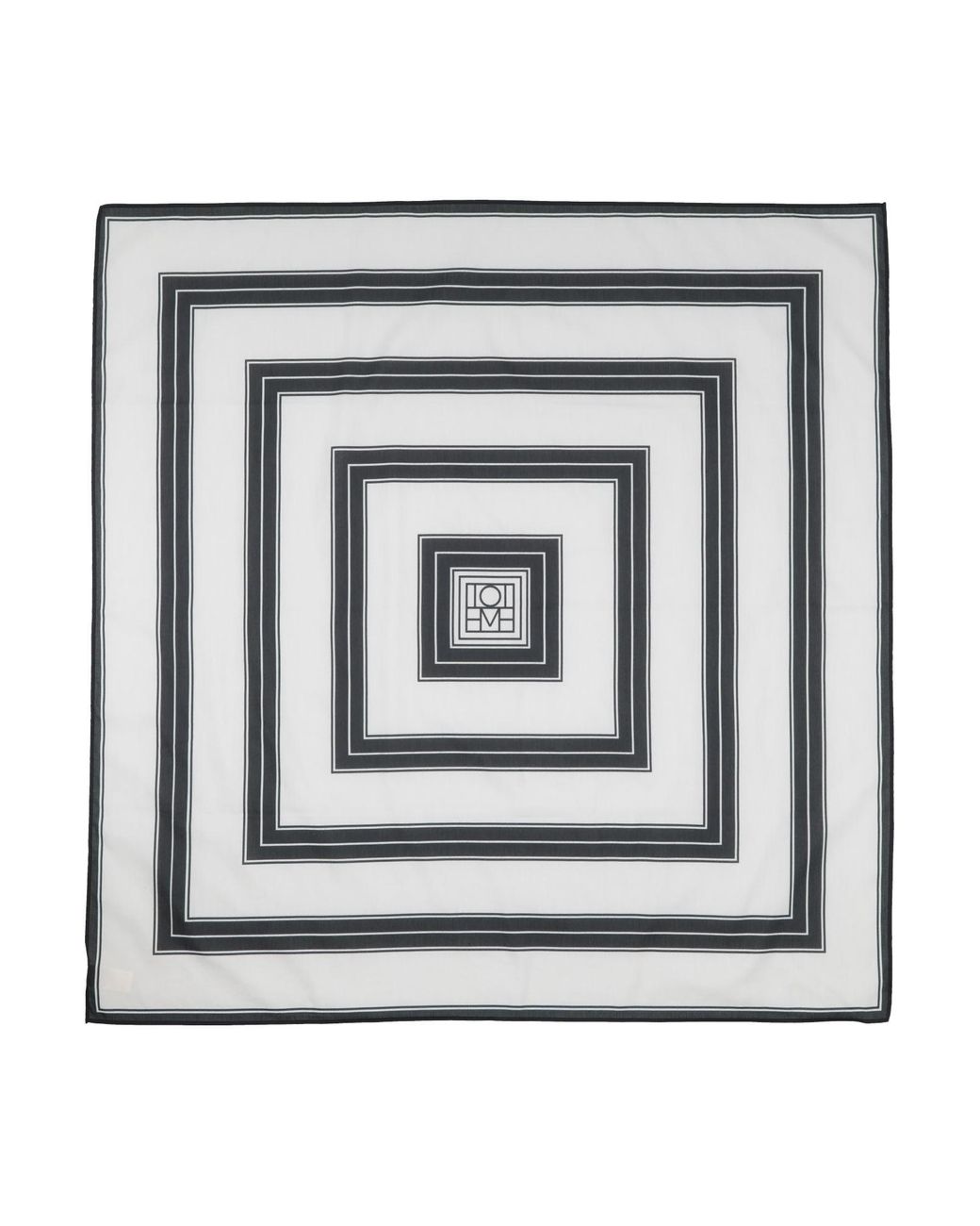 TOTEME Ivory Scarf Cotton, Silk in Metallic | Lyst