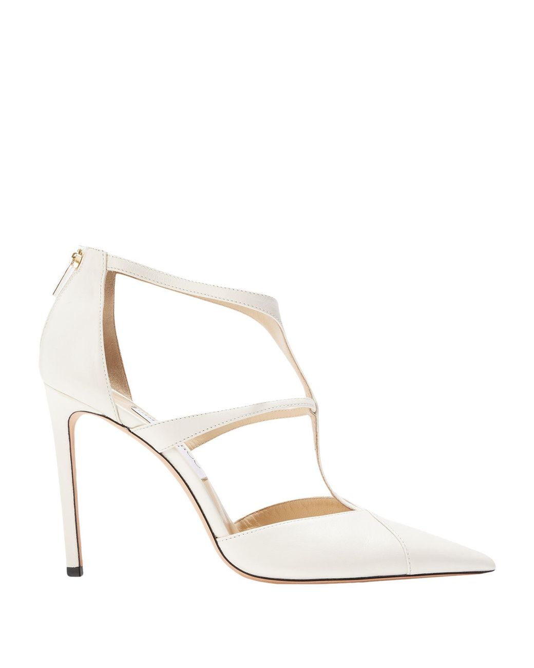 Jimmy Choo Pumps Leather in White | Lyst