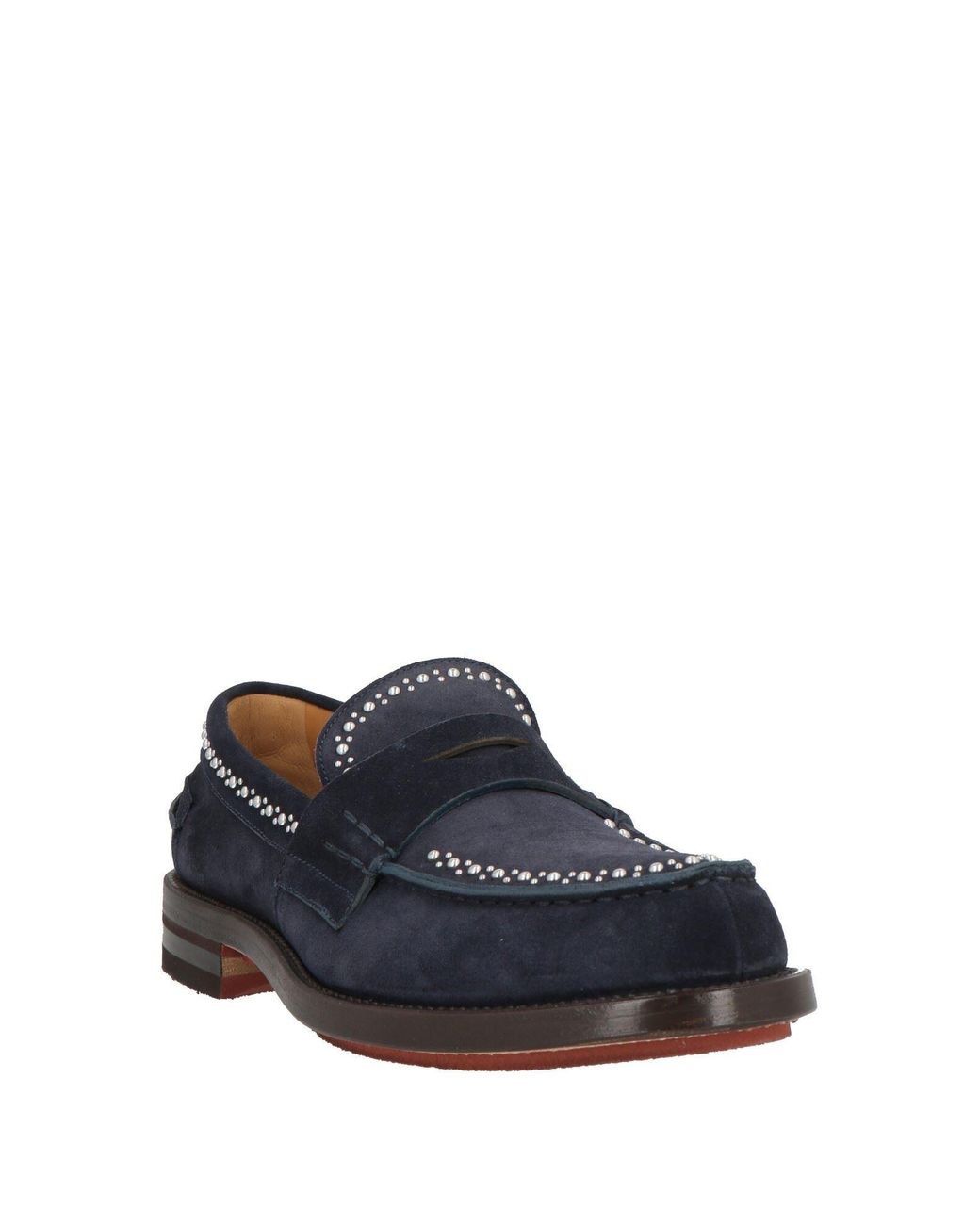 Fabi Midnight Loafers Leather in Blue for Men | Lyst