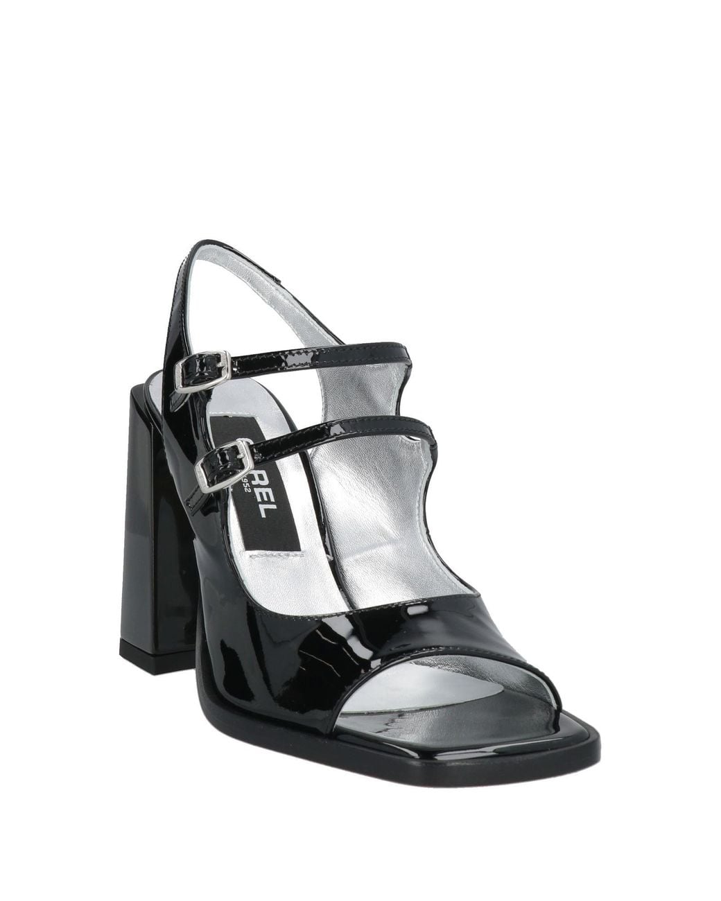 CAREL PARIS Sandals Leather in Black | Lyst