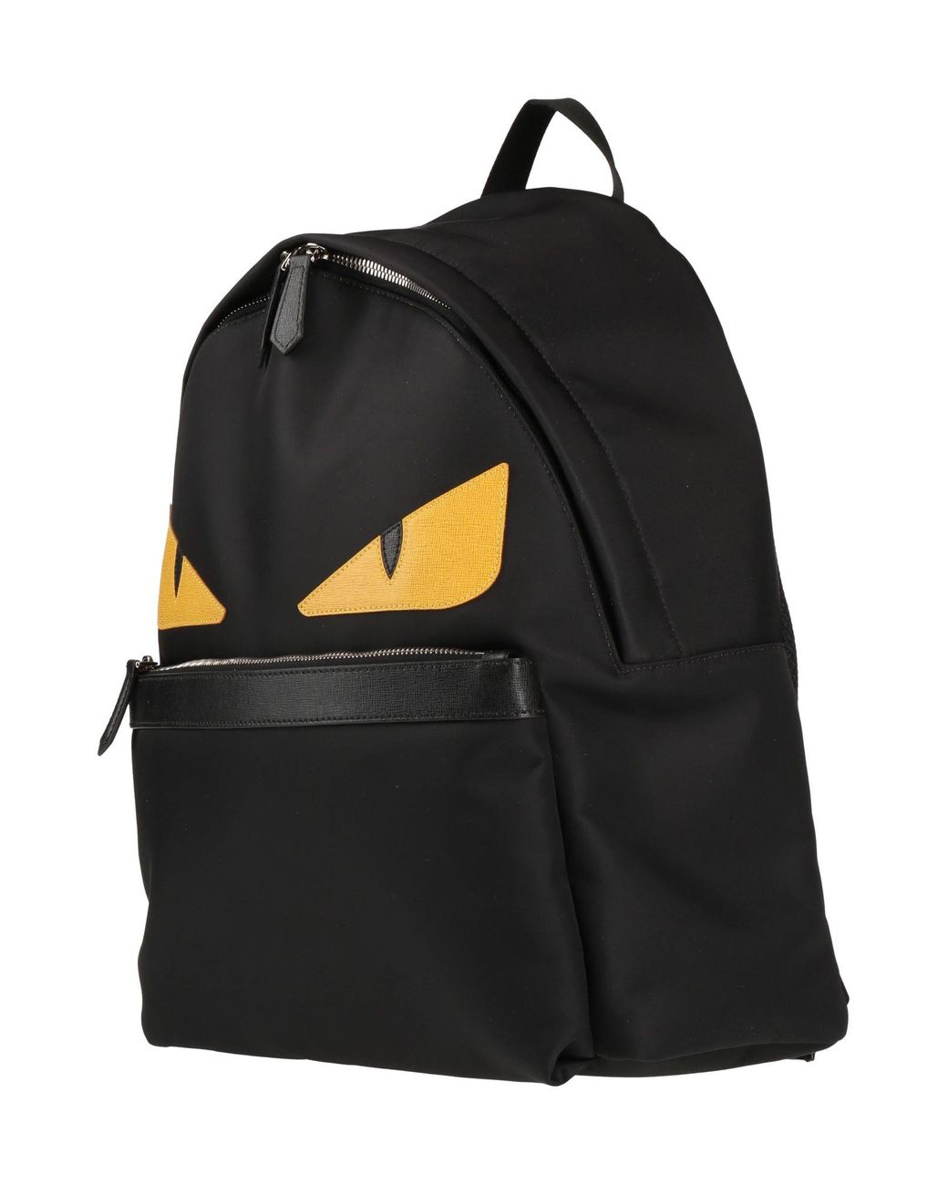 Fendi Backpack Textile Fibers, Leather in Black for Men | Lyst