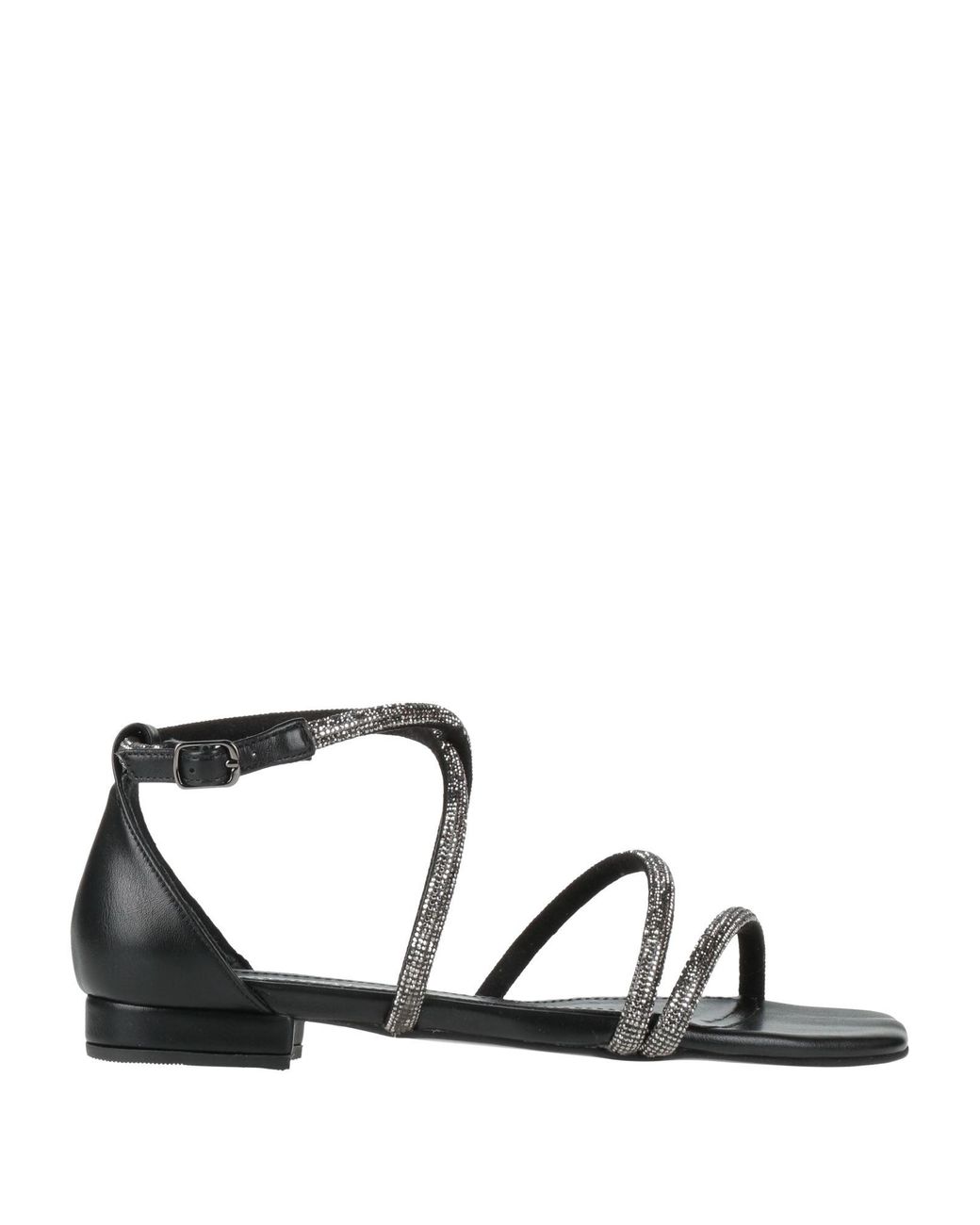 Tsakiris Mallas Sandals Textile Fibers in Black | Lyst