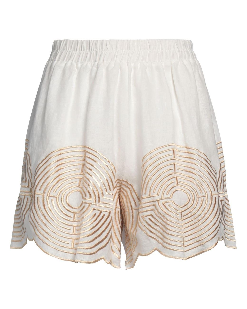 Greek Archaic Kori Shorts & Bermuda Shorts in Natural | Lyst