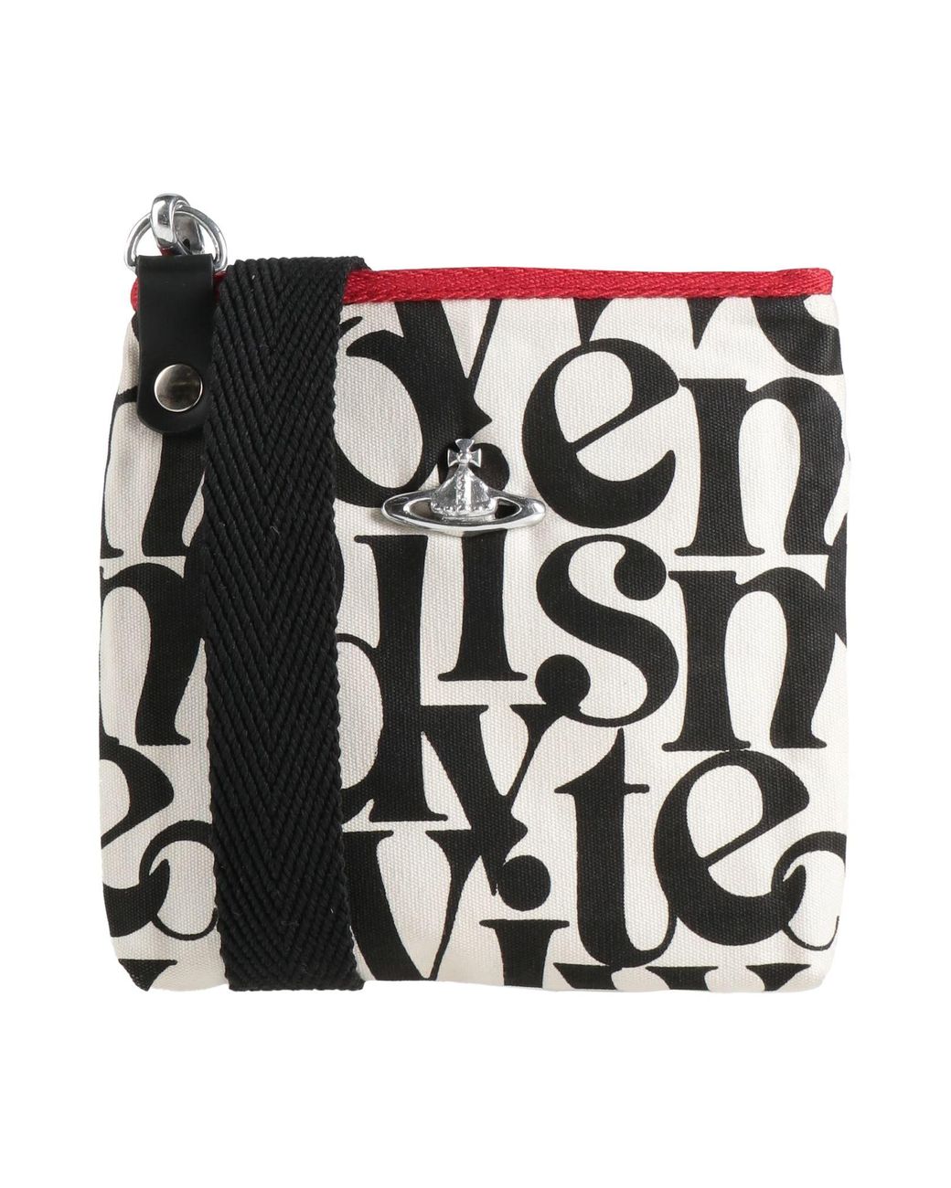 Vivienne Westwood Cross-Body Bag Textile Fibers, Leather in Black | Lyst