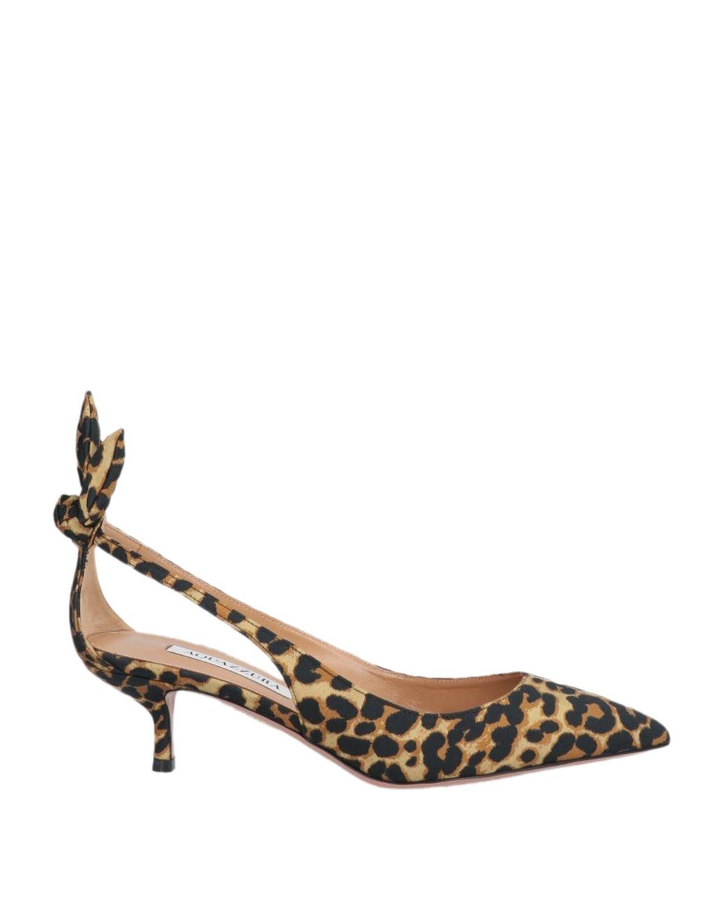 Aquazzura Camel Pumps Textile Fibers in Metallic | Lyst