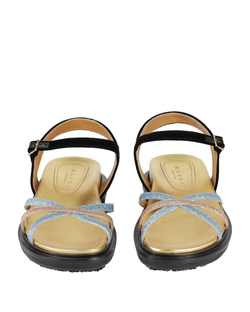 Marni Sandals Textile Fibers in Blue | Lyst