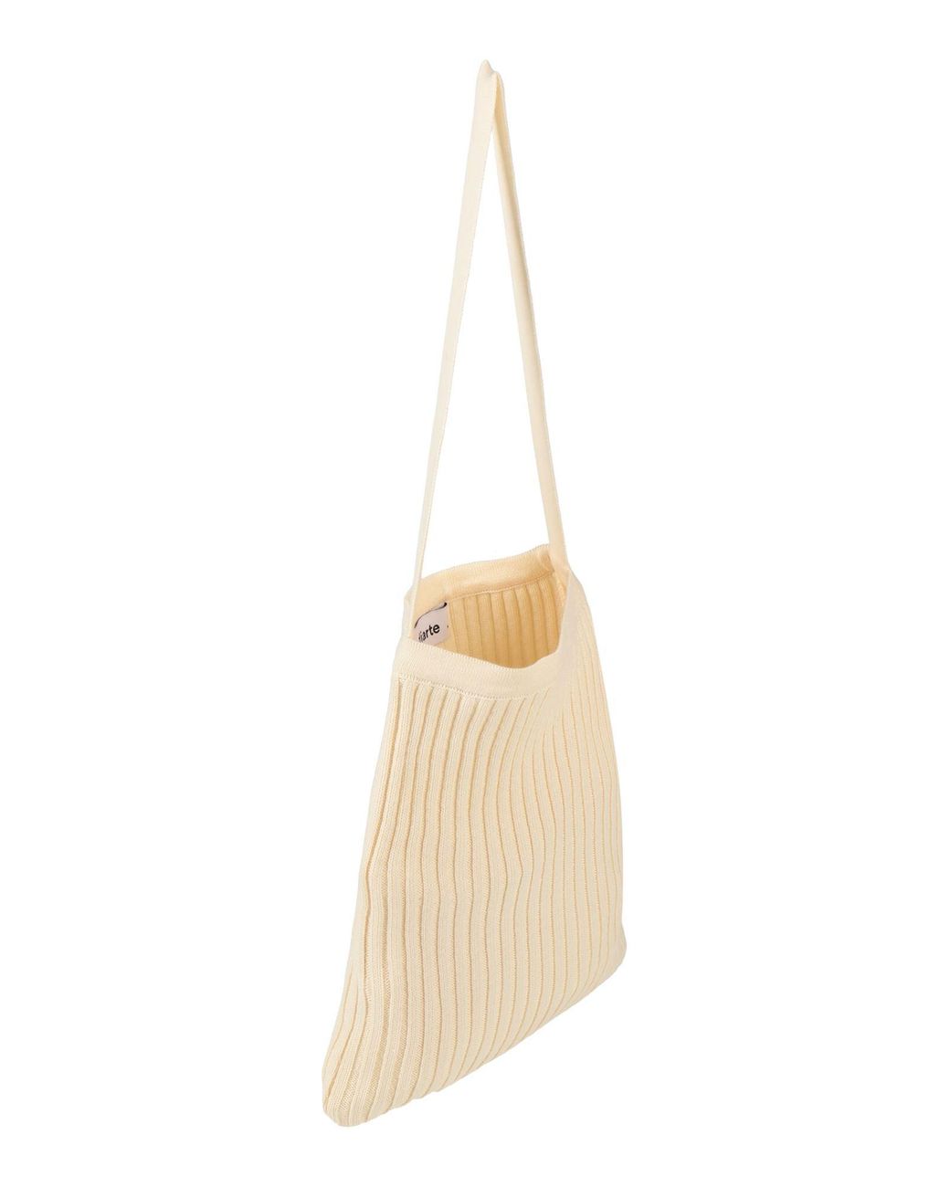 Diarte Ivory Shoulder Bag Mako Cotton in Natural | Lyst