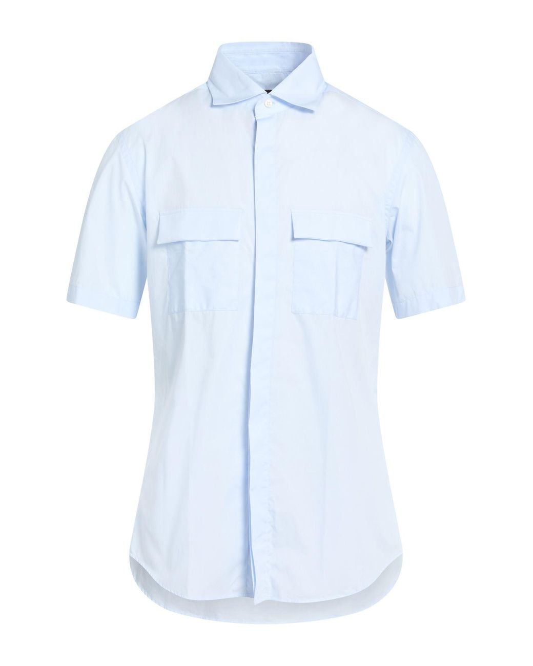 Low Brand Shirts in Blue for Men | Lyst UK