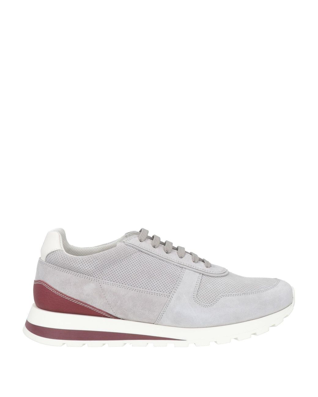 Brunello Cucinelli Light Sneakers Leather in White for Men | Lyst
