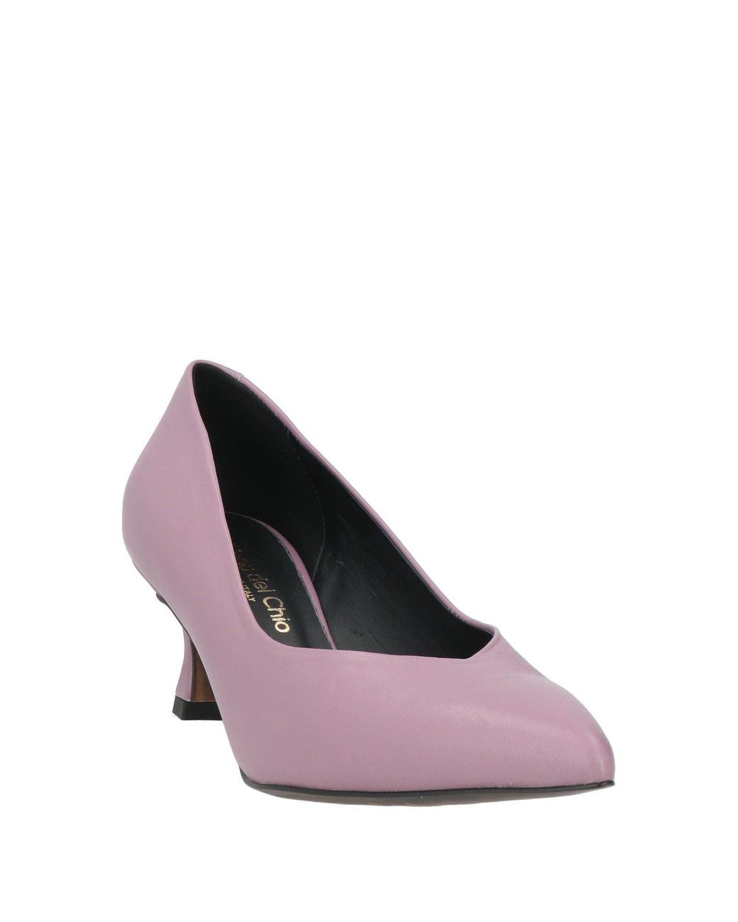 Elena Del Chio Pumps Leather in Pink | Lyst