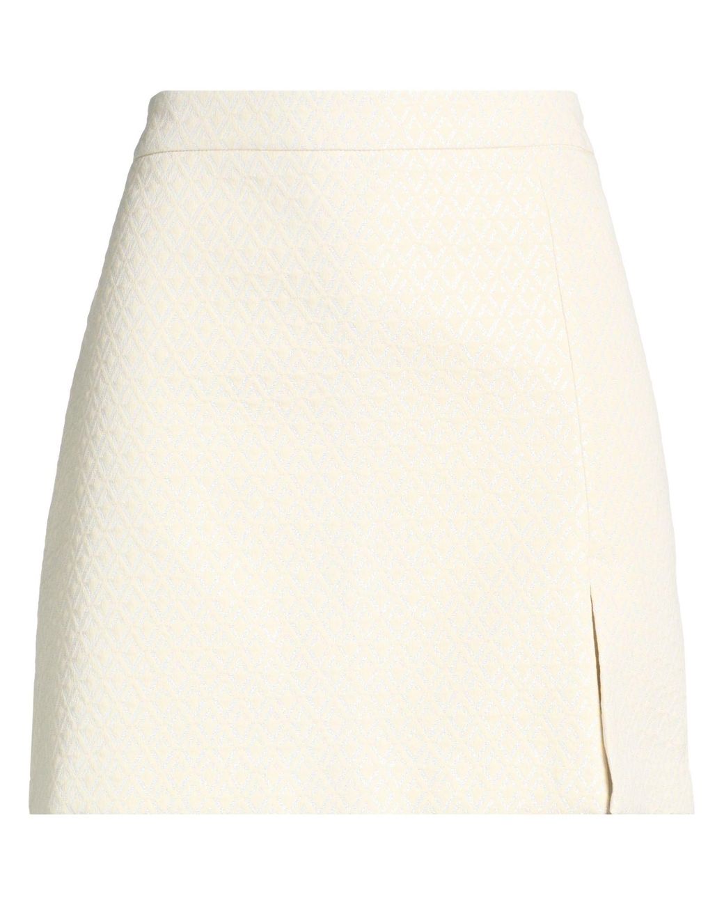 True Royal Mini Skirts in Natural | Lyst UK