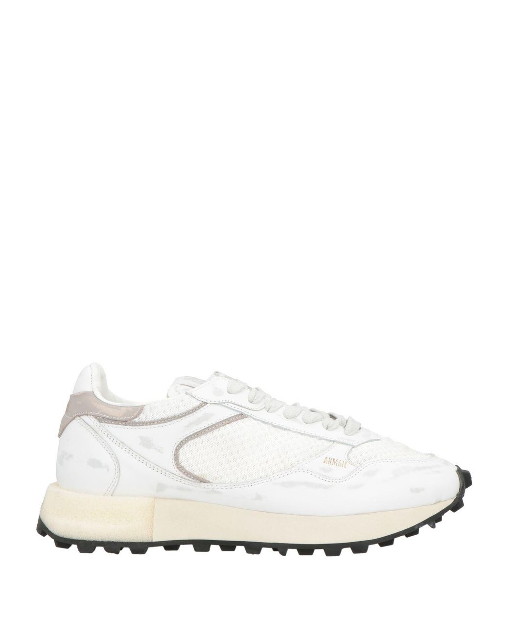Akman Sneakers Leather, Textile Fibers in White for Men | Lyst