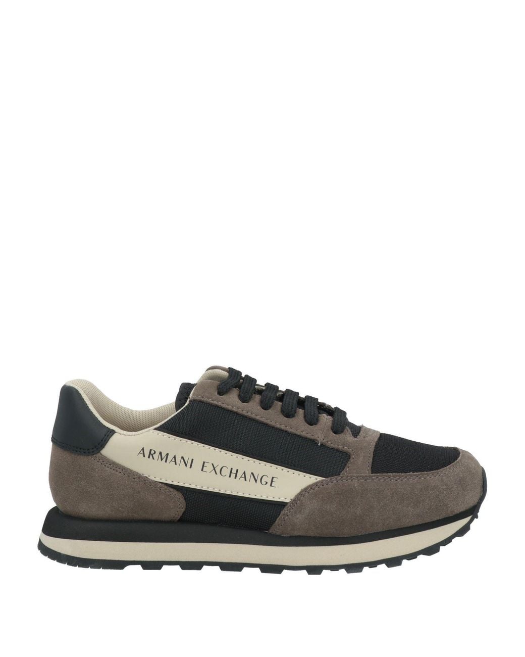 ARMANI EXCHANGE Lead Sneakers Leather, Textile Fibers for Men | Lyst