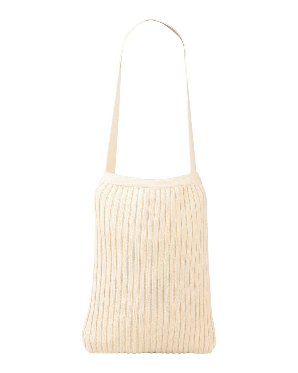 Diarte Ivory Shoulder Bag Mako Cotton in Natural | Lyst