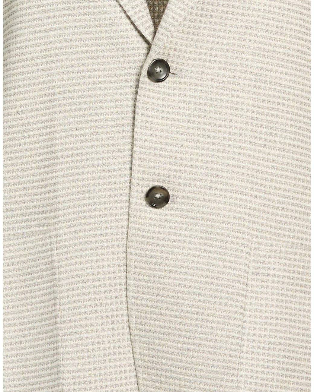 Paoloni Light Blazer Cotton in White for Men | Lyst