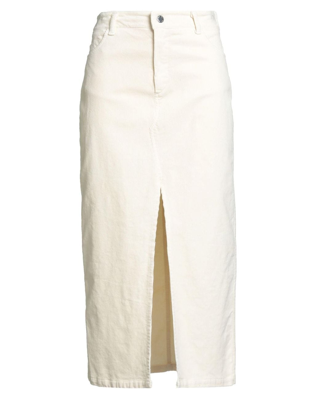 Rebel Queen Midi Skirts in White | Lyst UK