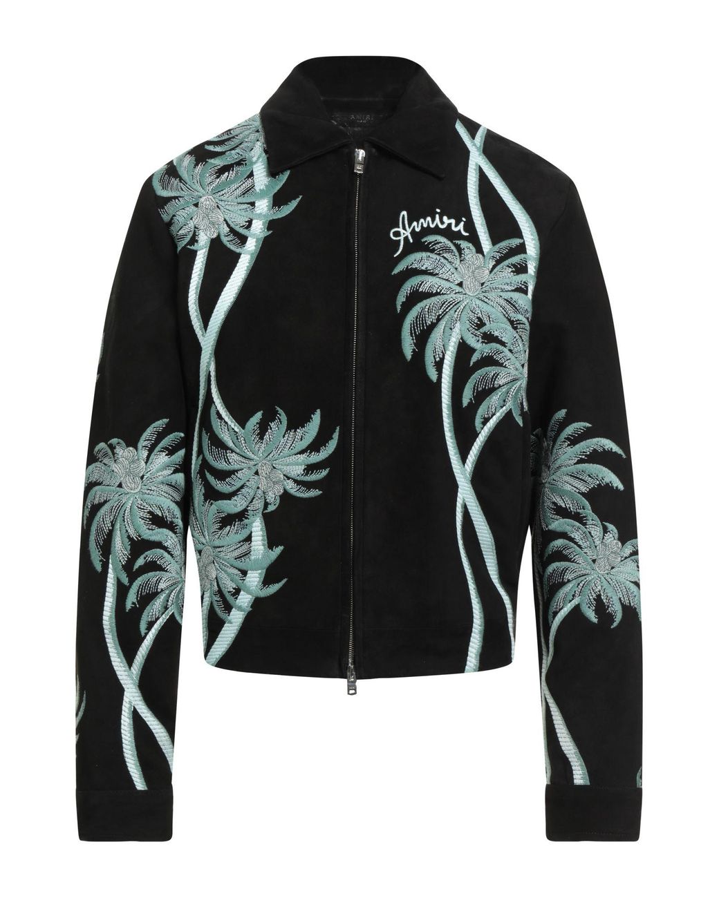 Amiri Jacket Lambskin in Black for Men | Lyst