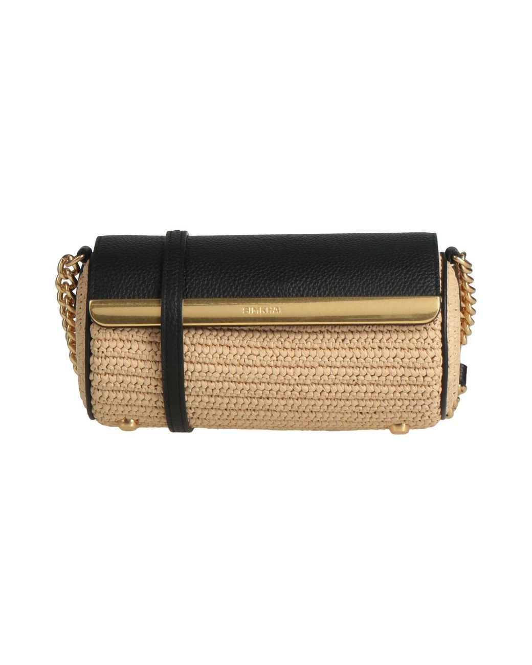 Jonathan Simkhai Cross-Body Bag Leather, Textile Fibers in Black | Lyst