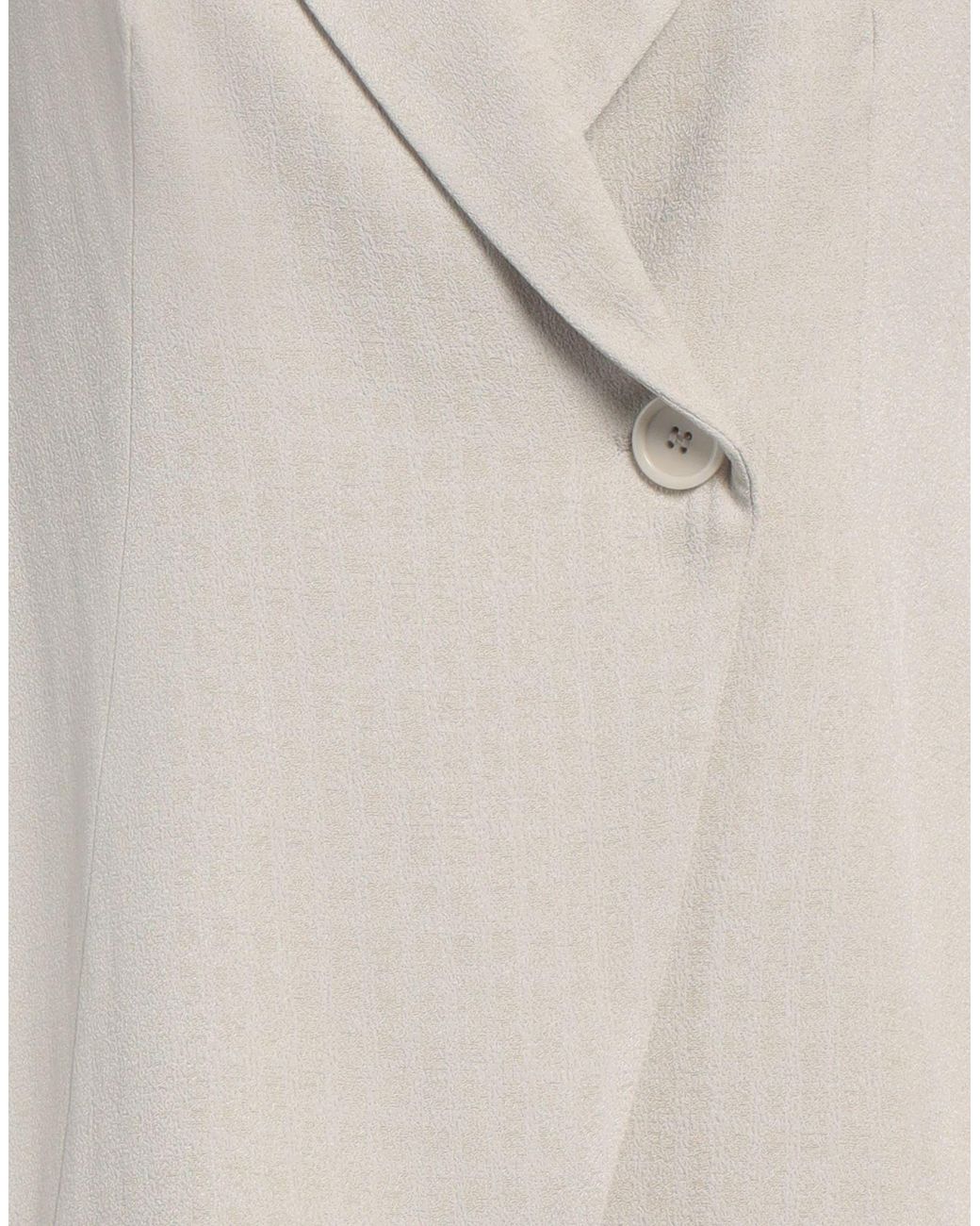 Emporio Armani Icon Blazer Viscose, Acetate in White | Lyst