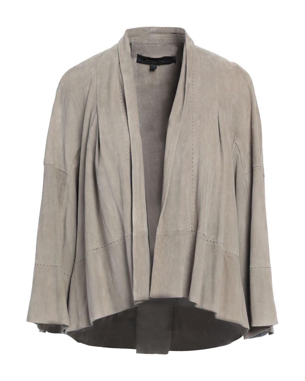 Urban Zen Jacket Lambskin in Gray | Lyst