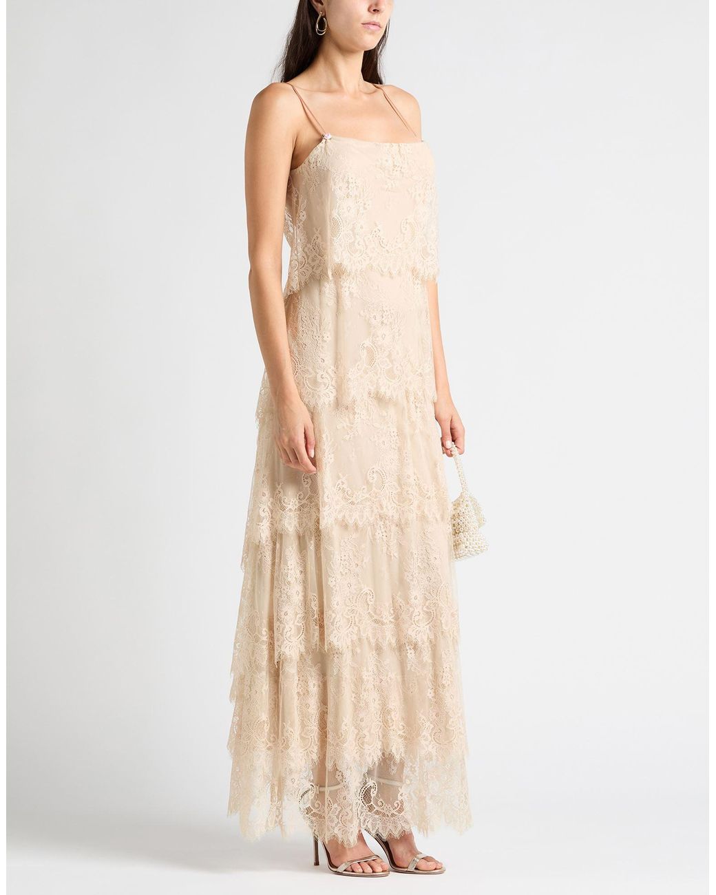 Aniye By Maxi Dress Polyamide in Natural | Lyst