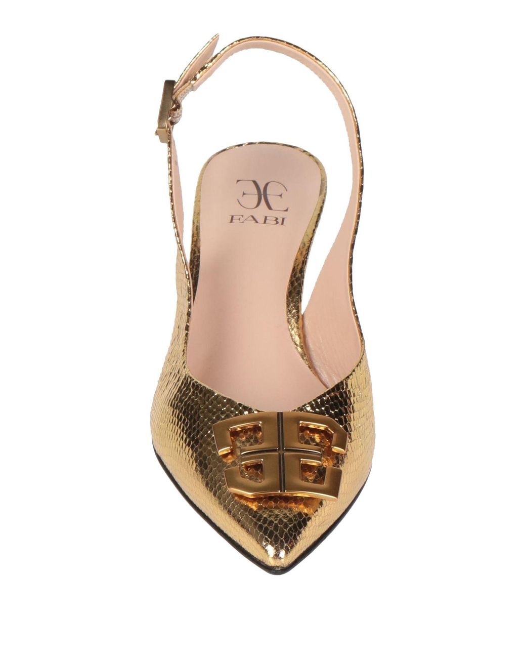 Fabi Pumps Leather in Natural | Lyst