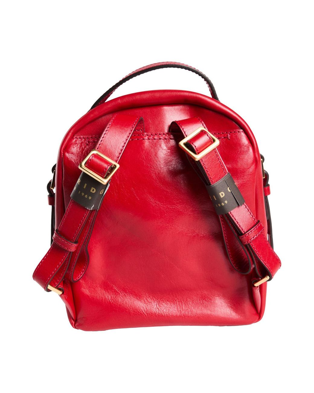 The Bridge Backpack Leather in Red | Lyst