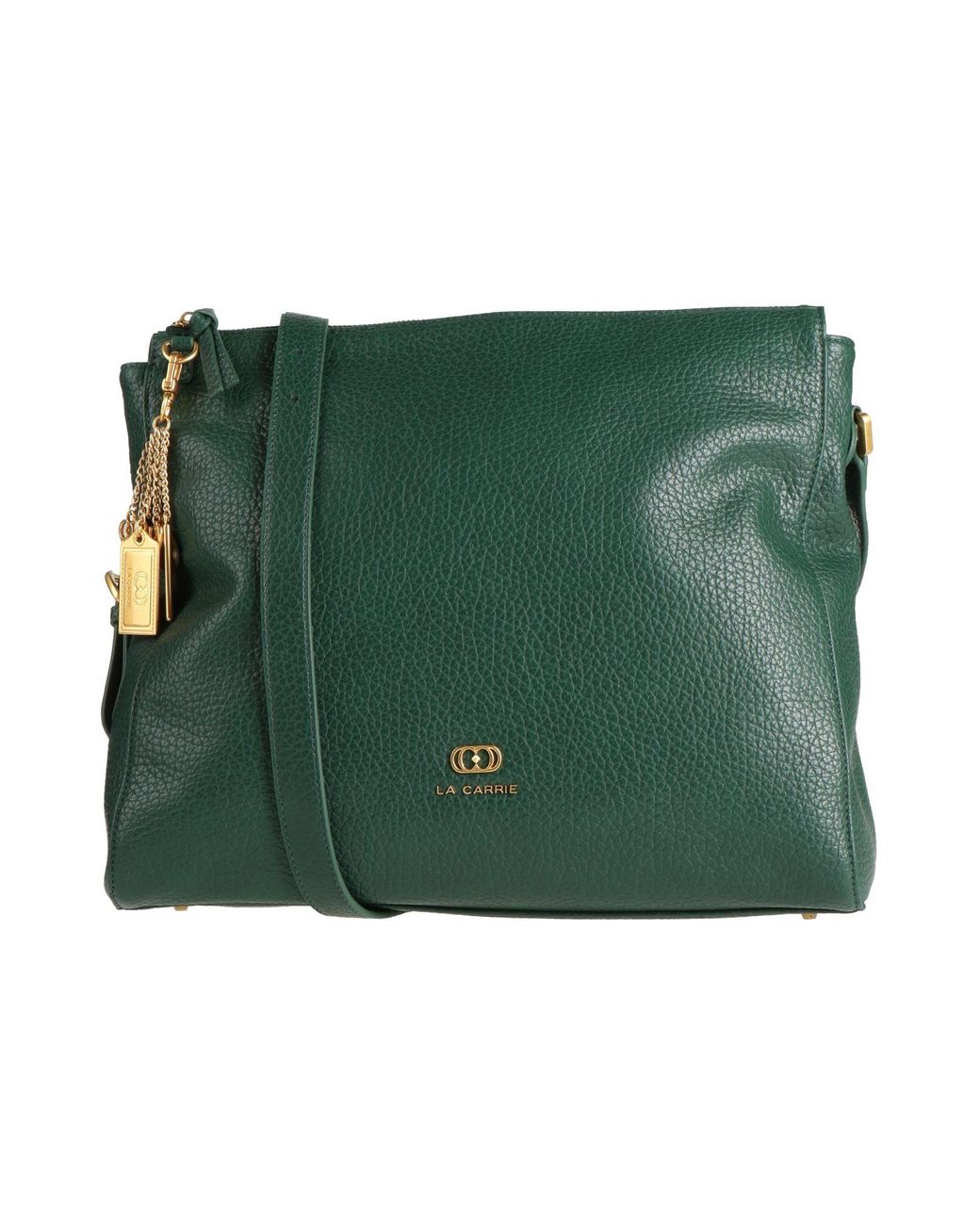 La Carrie Cross-Body Bag Polyurethane in Green | Lyst