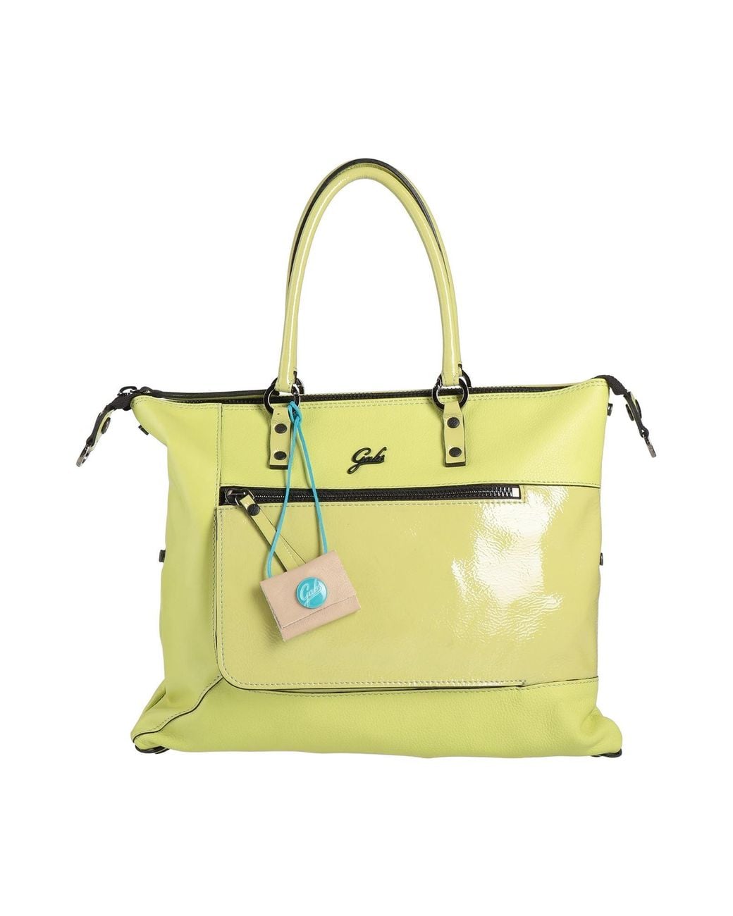 Gabs Genea Plus Tg M -- Lime Handbag Calfskin in Yellow | Lyst UK