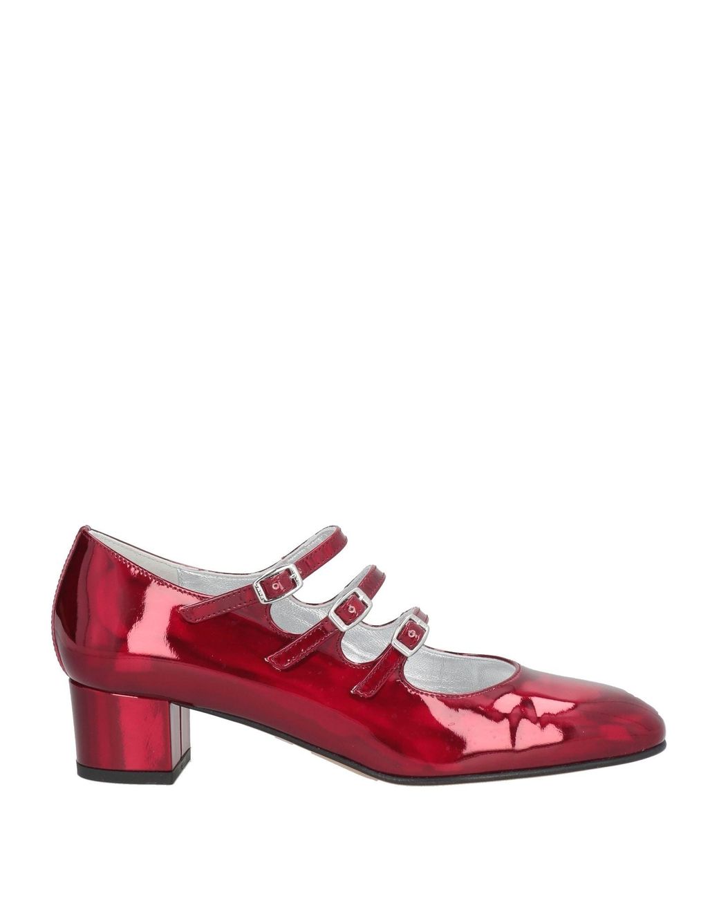 CAREL PARIS Pumps Leather in Red | Lyst