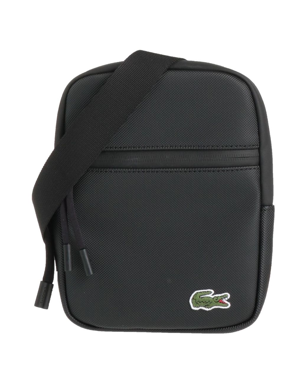 Lacoste Cross-Body Bag Pvc in Gray for Men | Lyst