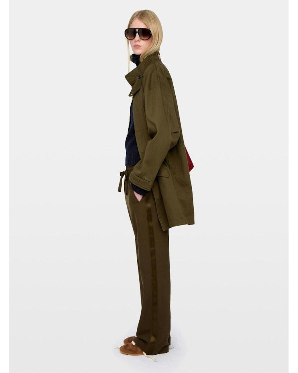 Zadig & Voltaire Poma Pants in Green | Lyst