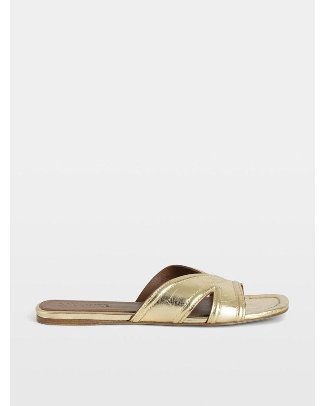 Zadig & Voltaire Azora Mules in Metallic | Lyst