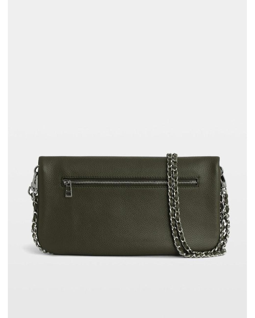 Zadig & Voltaire Rock Clutch in Gray | Lyst