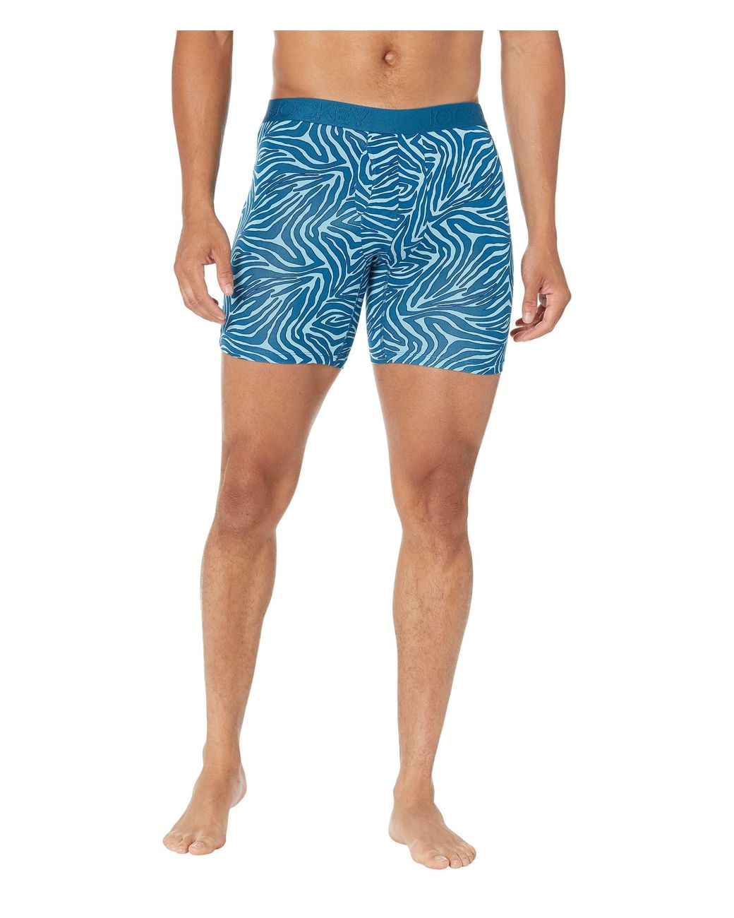 Jockey Active Ultra Soft Modal Boxer Brief In Blue For Men Lyst