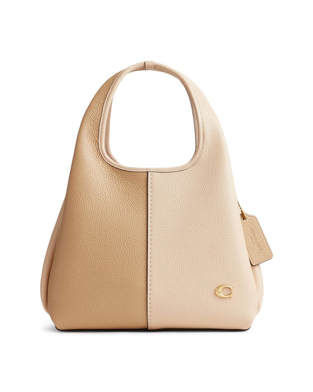 COACH Color-block Leather Lana Shoulder Bag 23 in Natural | Lyst
