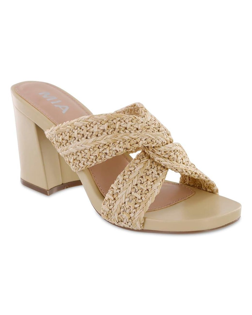 MIA Maxine (Natural) Sandals | Lyst
