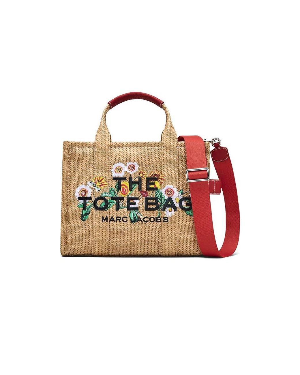 Marc Jacobs The Daisy Woven Medium Tote Bag Tote Handbags, Cotton in ...