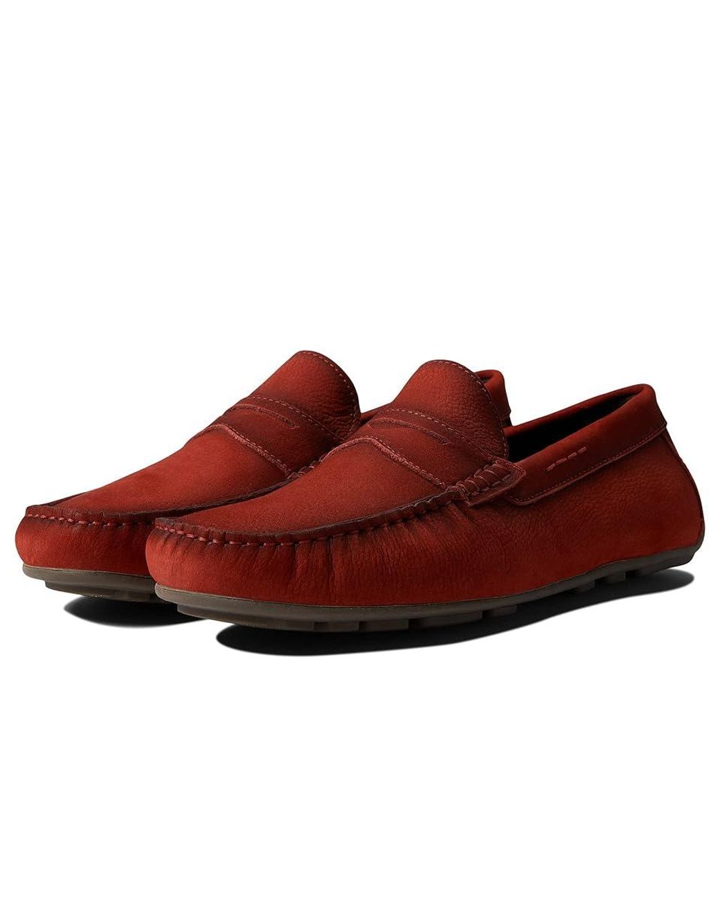 Marc Joseph New York Nebraska Shoes, Leather/Nubuck in Red for Men | Lyst