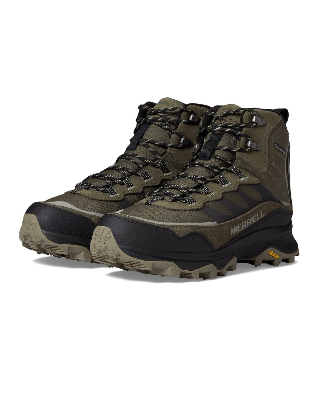Merrell Moab Speed Thermo Mid Waterproof in Black for Men | Lyst