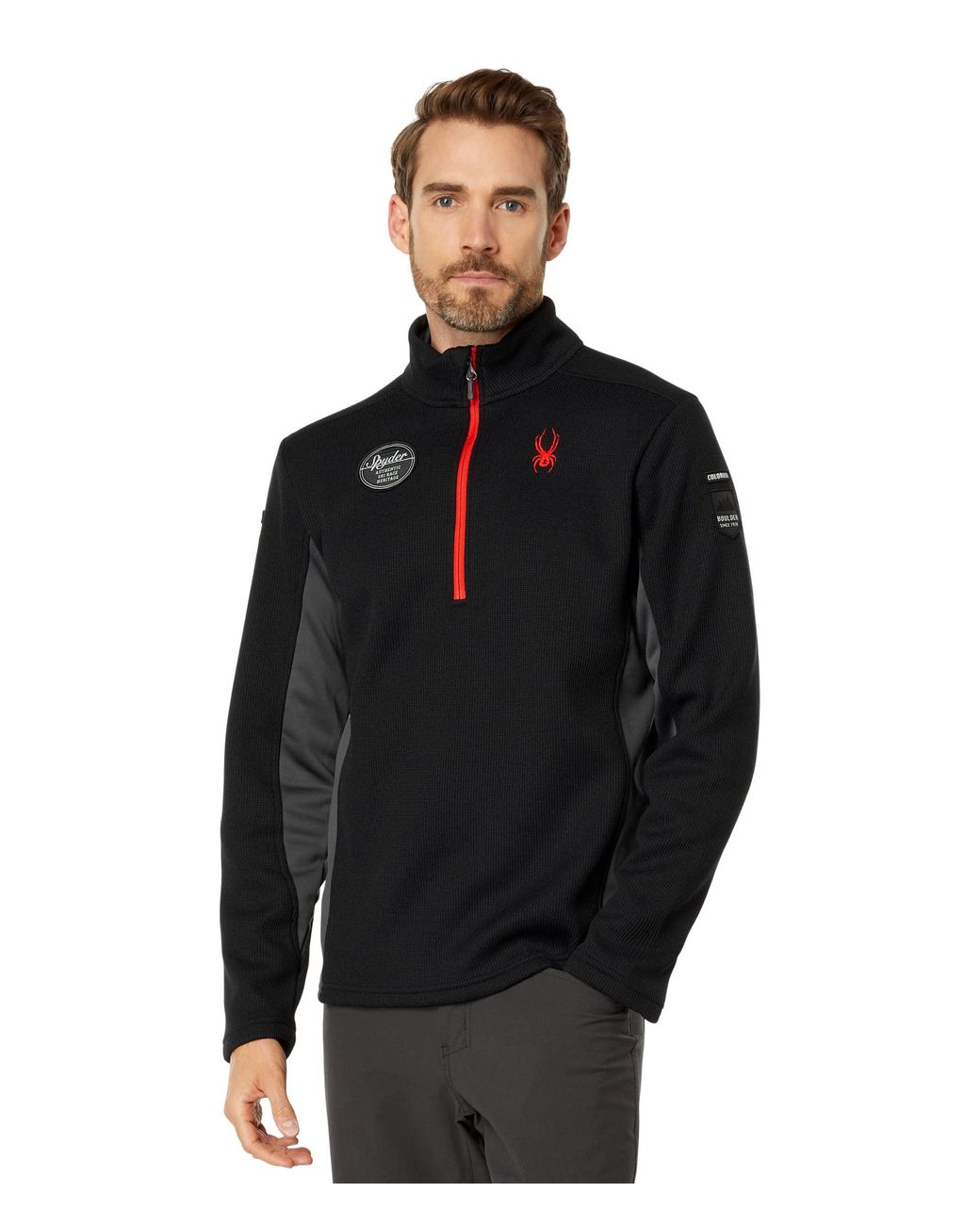 Kids Spyder Jacket Spyder Bandit Wengen Full-Zip Fleece Jacket - Men's ...
