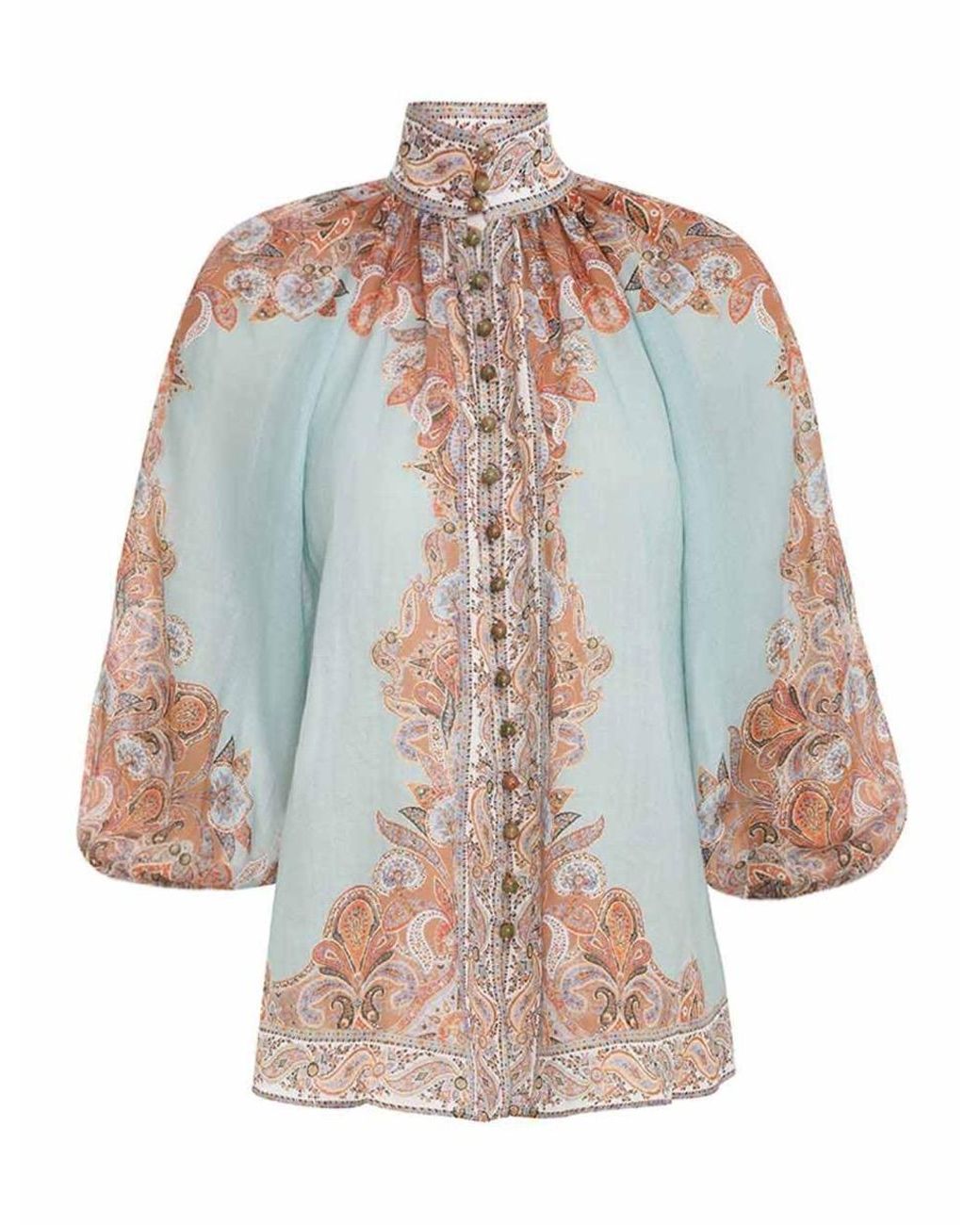 Zimmermann Devi Billow Blouse | Lyst