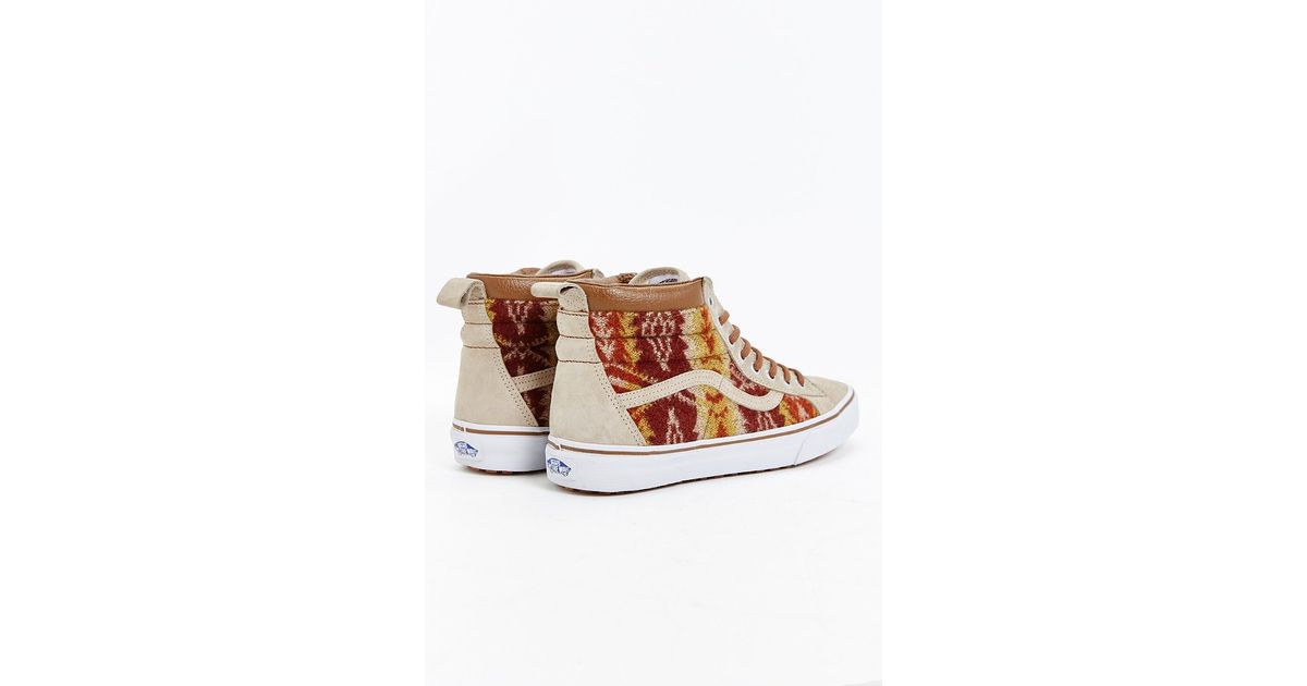 Vans X Pendleton Sk8-hi Mte Sneaker in Brown for Men | Lyst