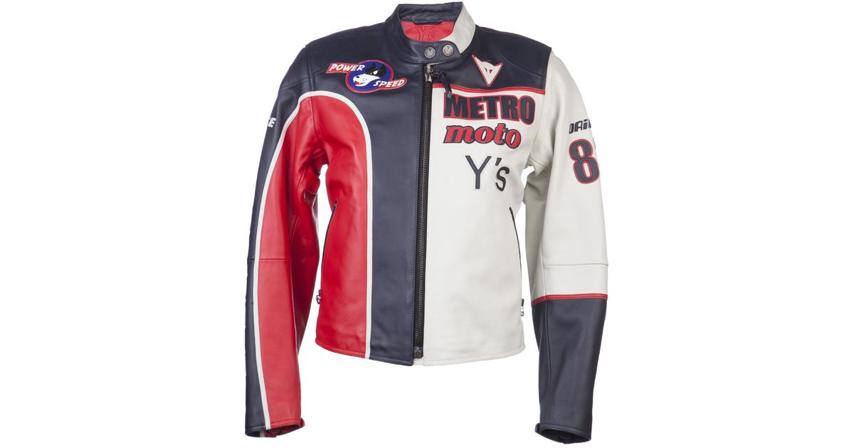 Yohji Yamamoto Motorcycle Jacket in Red | Lyst
