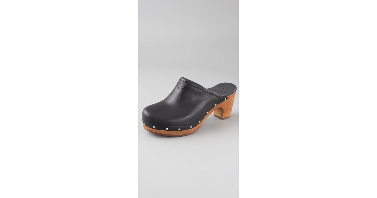 UGG Abbie Clogs in Black | Lyst