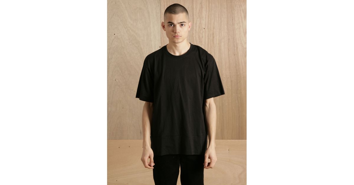 Raf Simons Raf Simons Mens Backless Tshirt in Black for Men | Lyst UK